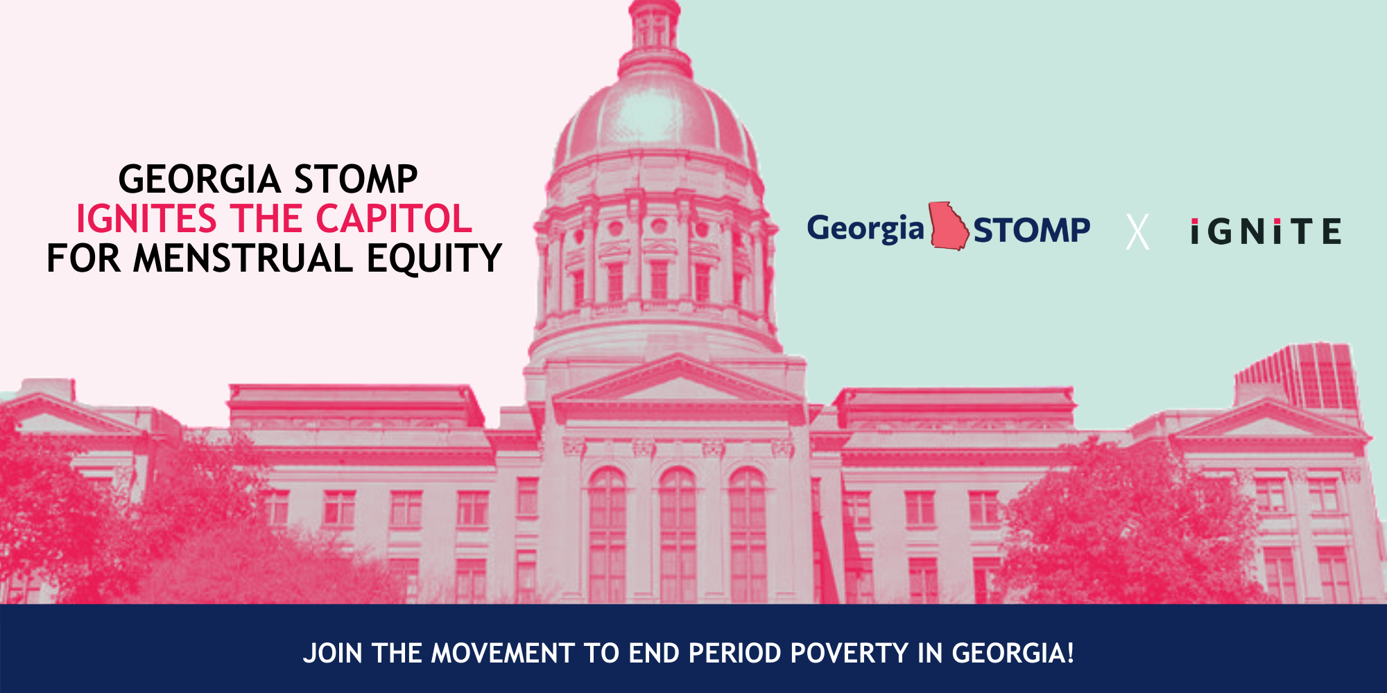 Georgia STOMP IGNITEs the Capitol for Menstrual Equity